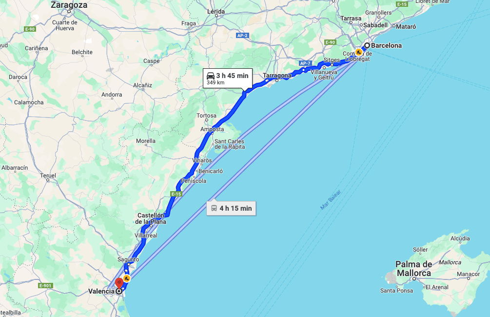 Autobús de Barcelona a Valencia * [2026 ]